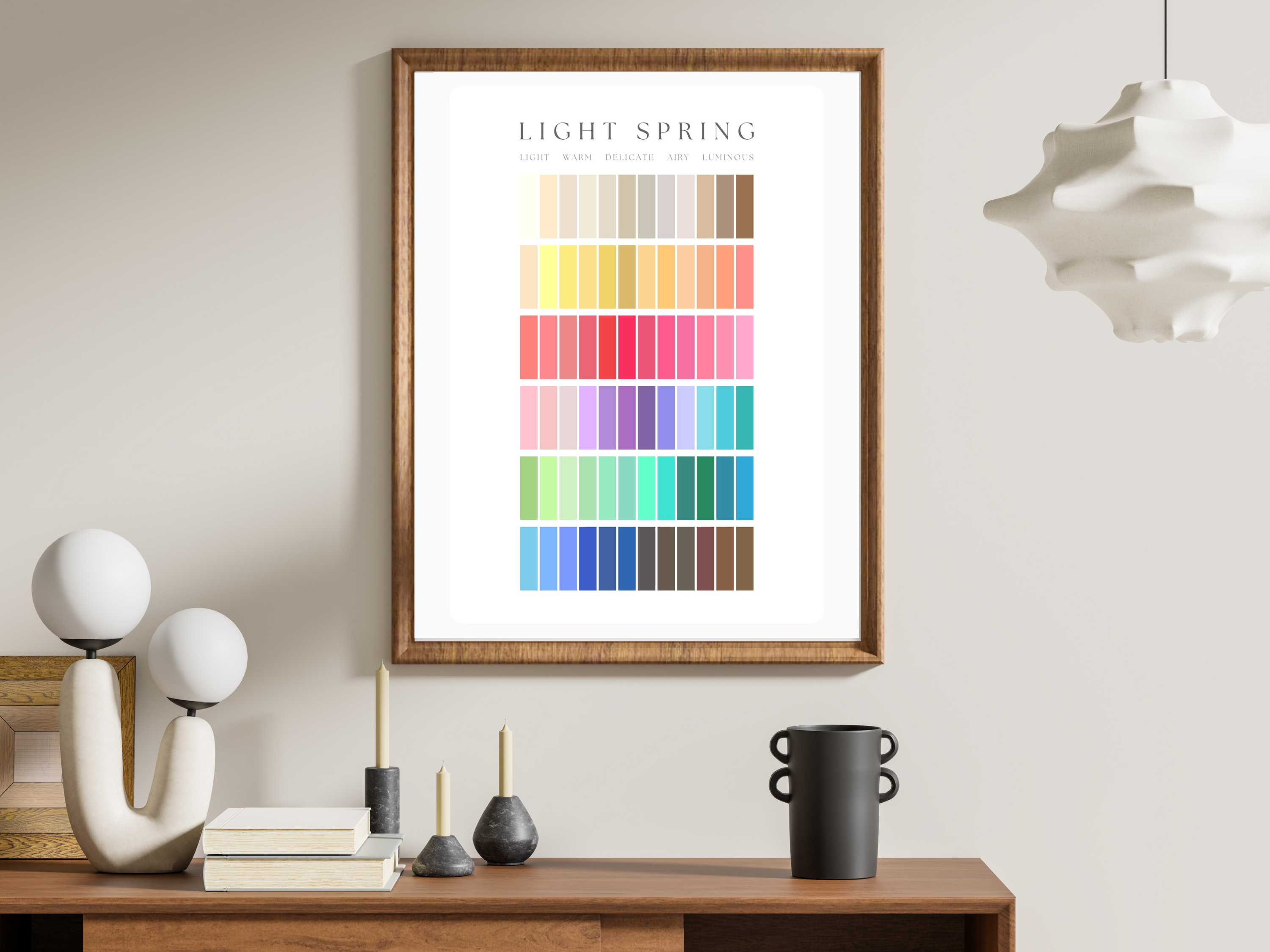 Light Spring Digital Poster – Color Harmoni